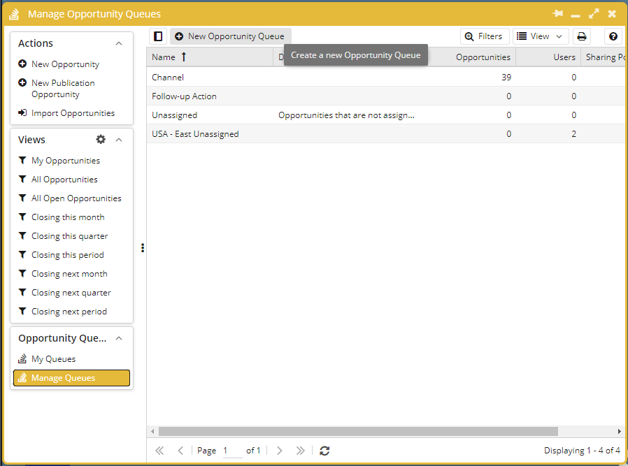 Queues | Workbooks CRM Support
